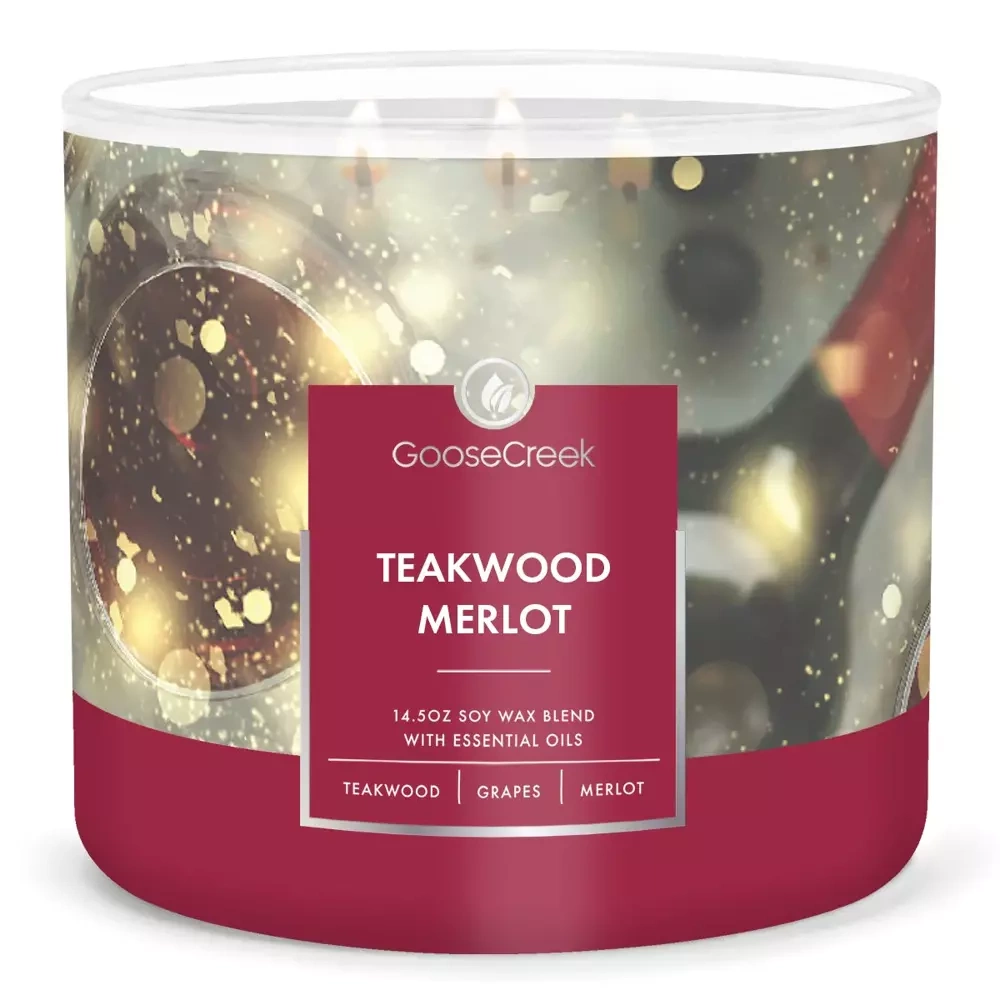 Goose Creek świeca sojowa 3 knoty Teakwood Merlot | ŚWIECE ZAPACHOWE ... Goose Creek świeca sojowa 3 knoty Teakwood Merlot | ŚWIECE ZAPACHOWE ...